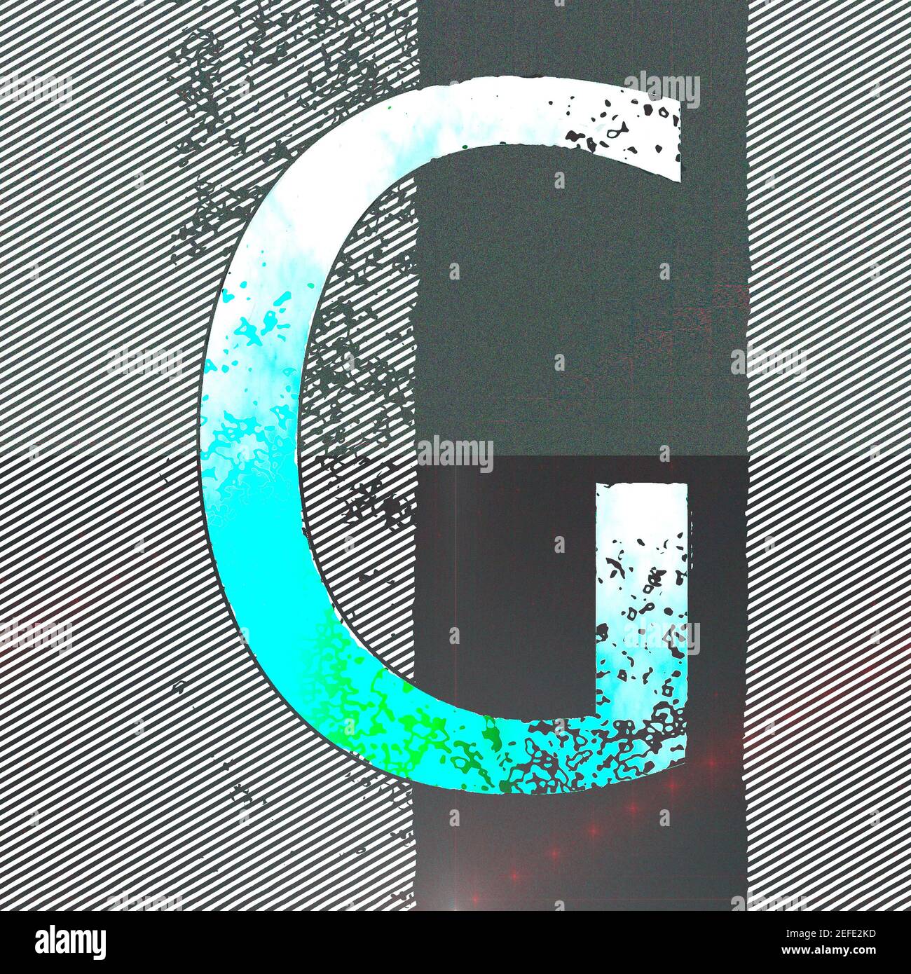 square graphic with the upper-case character G as capital letter Stock ...