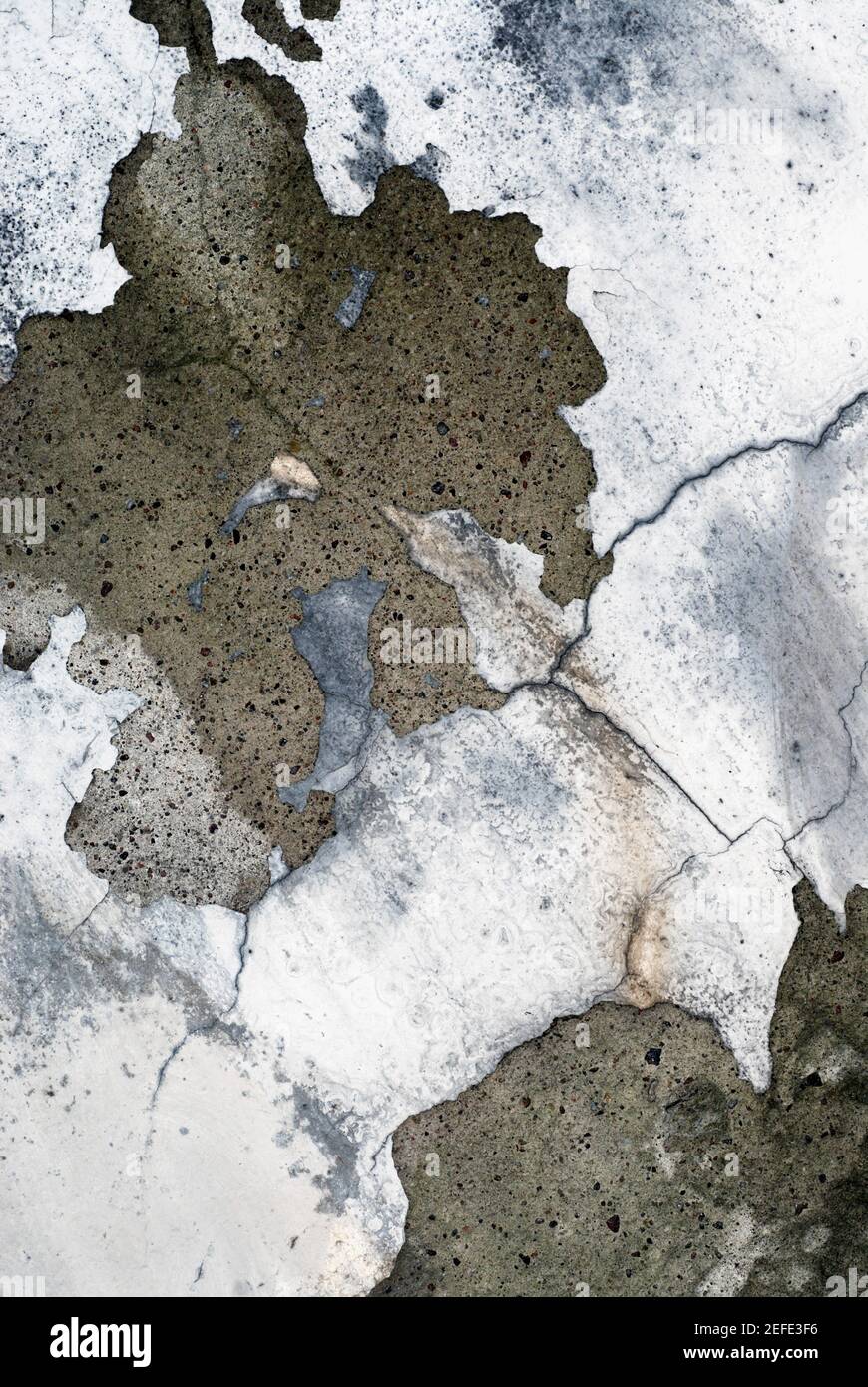 Close-up of plaster peeling of a wall Stock Photo - Alamy