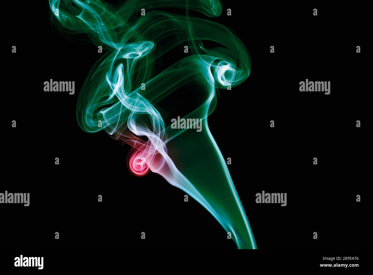 Coloured smoke black background hi-res stock photography and images - Alamy