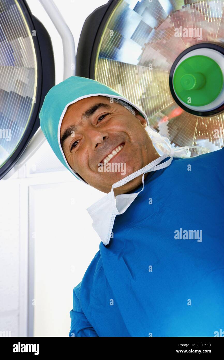 Close up smiling surgeon hi-res stock photography and images - Alamy
