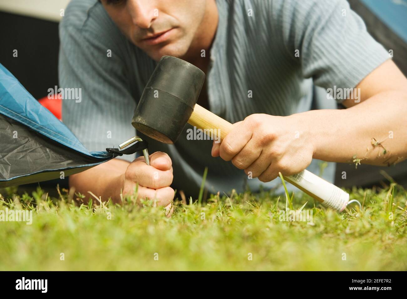 Man looking at surface close up hi-res stock photography and images - Alamy