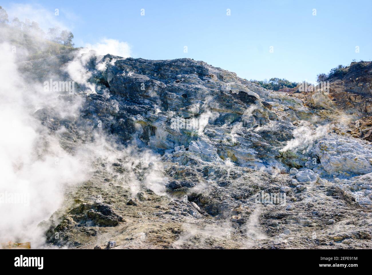 Volcano of Solfatare in Naples Stock Photo - Alamy