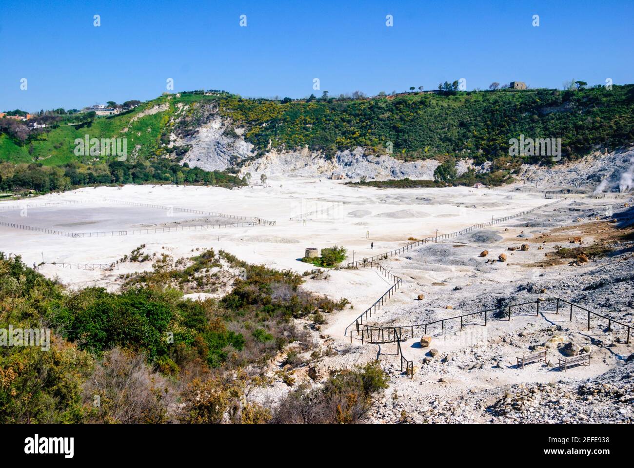 Volcano of Solfatare in Naples Stock Photo - Alamy