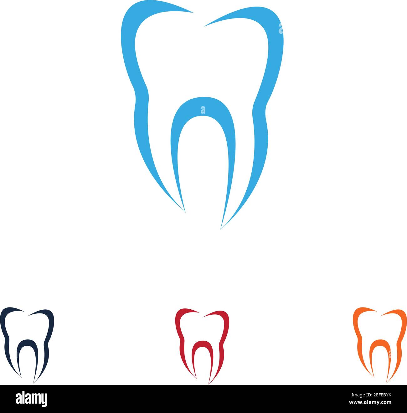 Dental logo Template vector illustration icon design Stock Vector Image ...