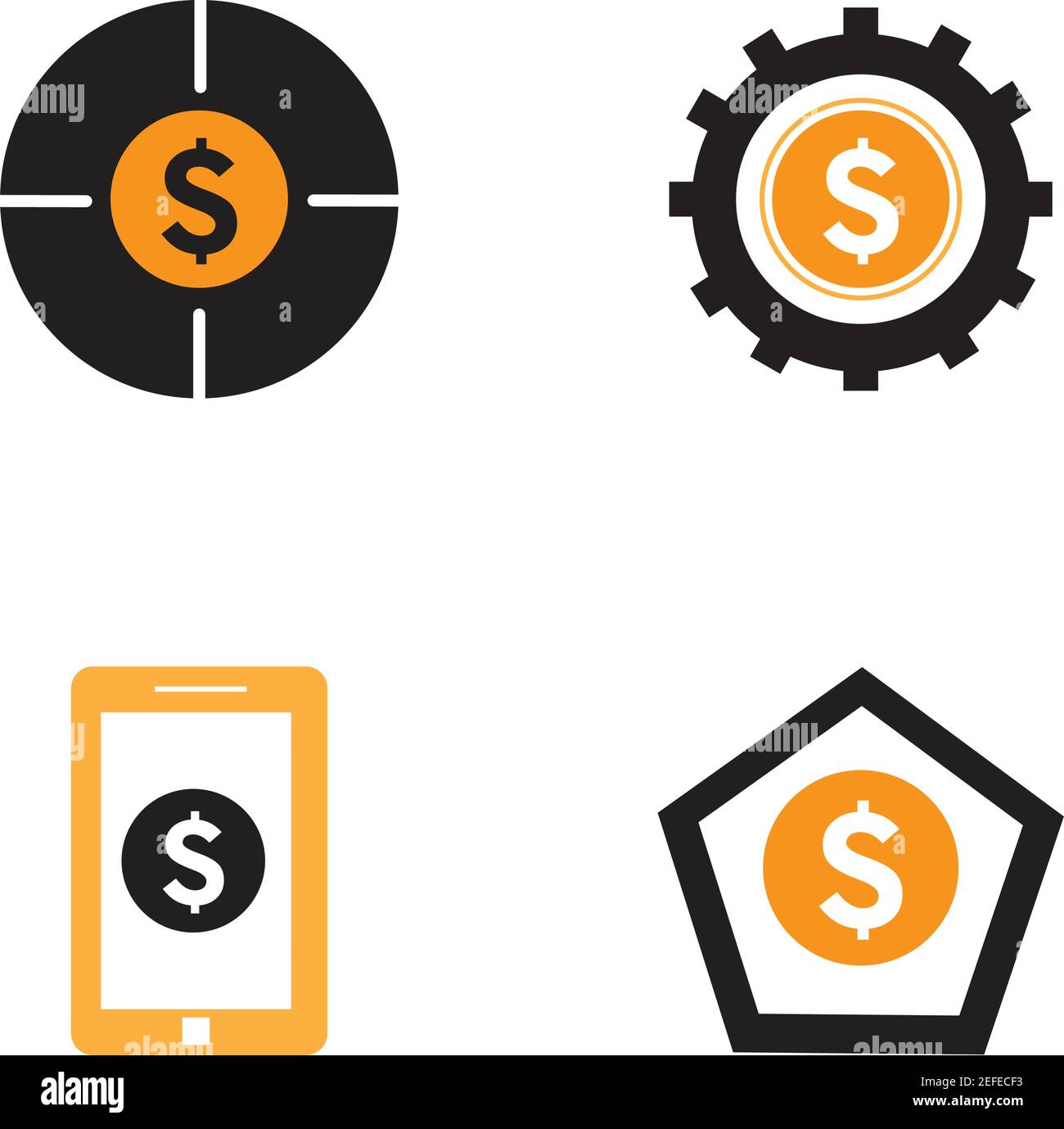 dollar money vector icon illustration design template - vector Stock ...