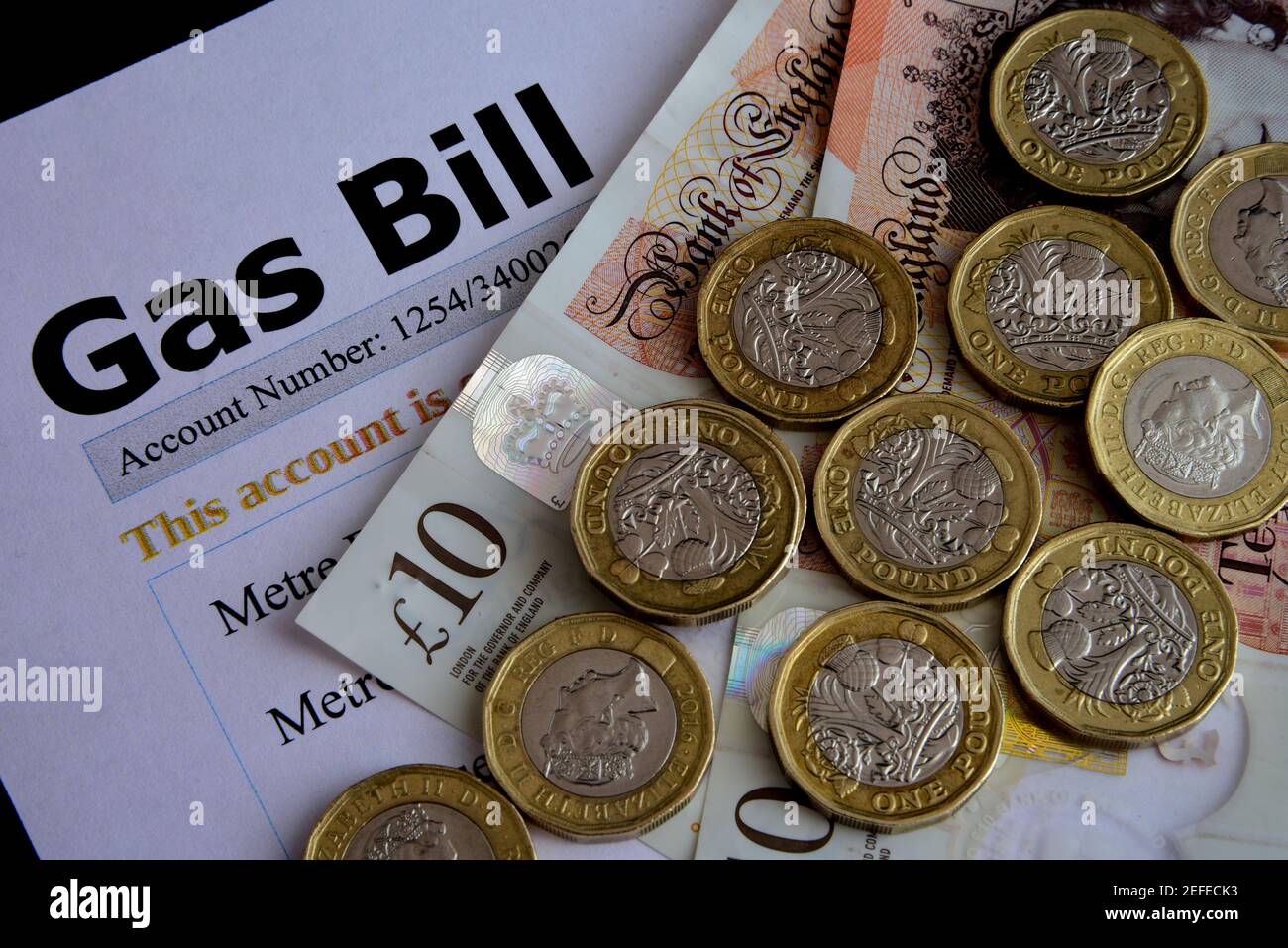 Gas bill increases hi-res stock photography and images - Alamy