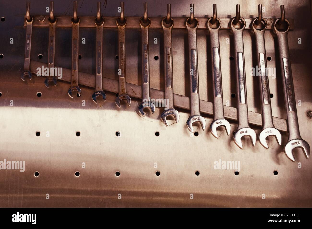 Hanging from hooks hi-res stock photography and images - Alamy