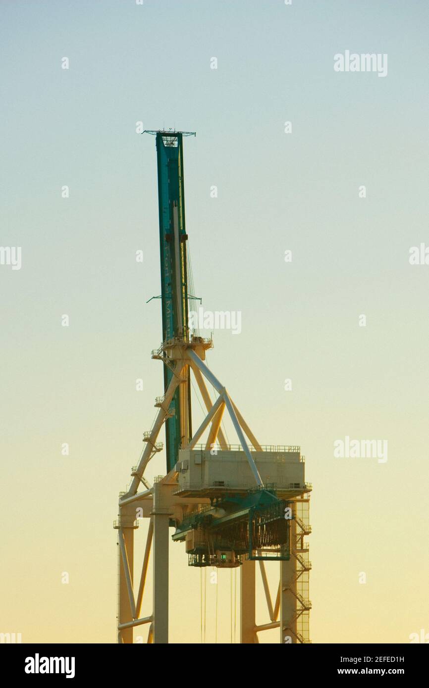 High section view of a crane Stock Photo - Alamy