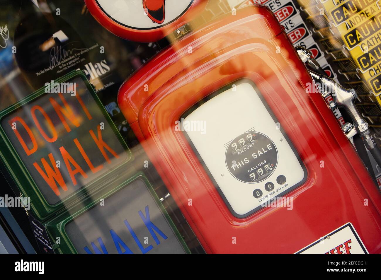 Close-up of a gas pump Stock Photo - Alamy