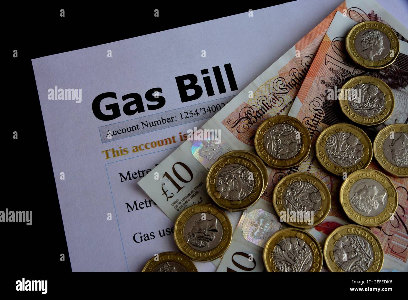 Gas bill hi-res stock photography and images - Alamy
