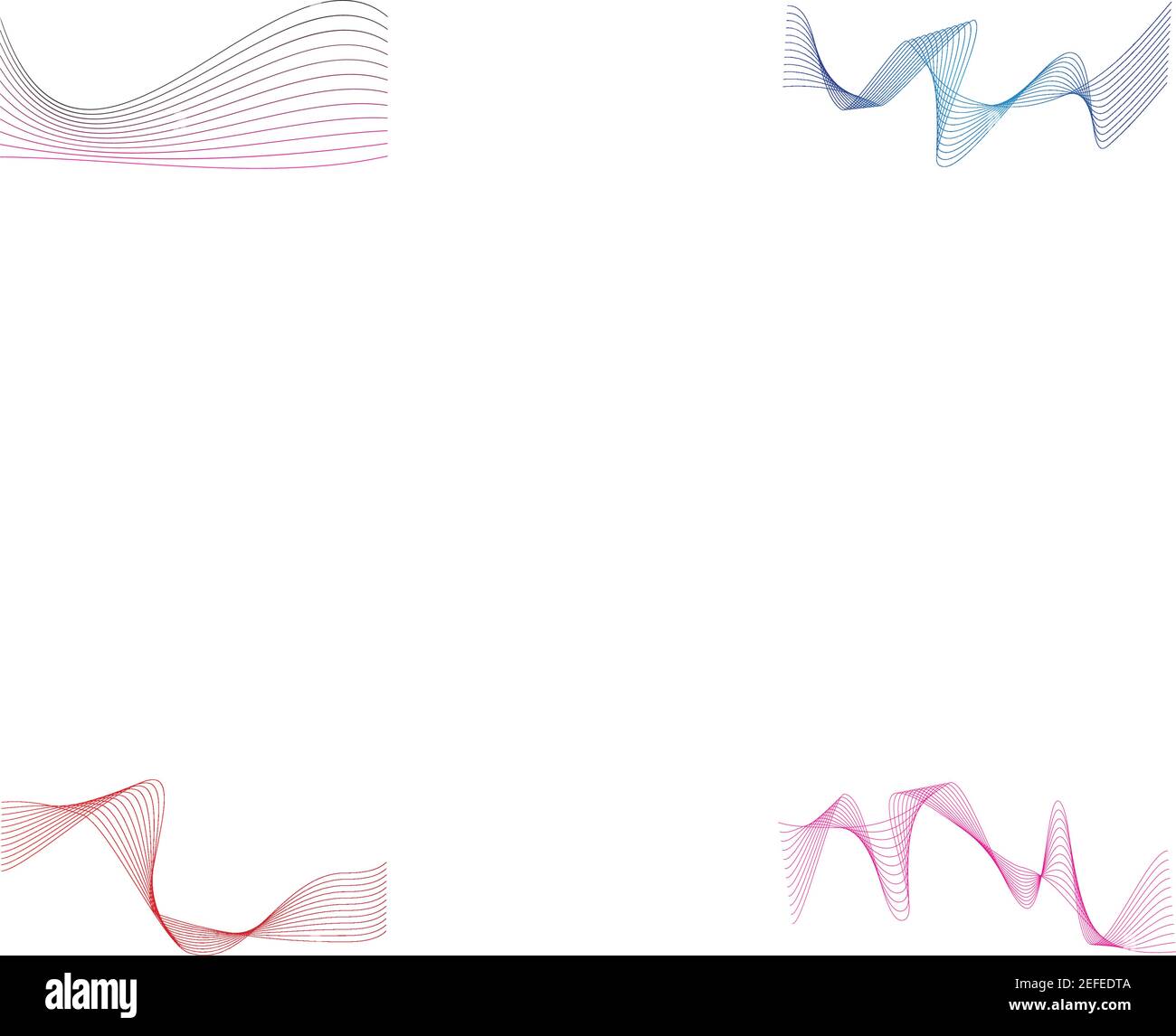Colorful wave line illustration Stock Vector Image & Art - Alamy