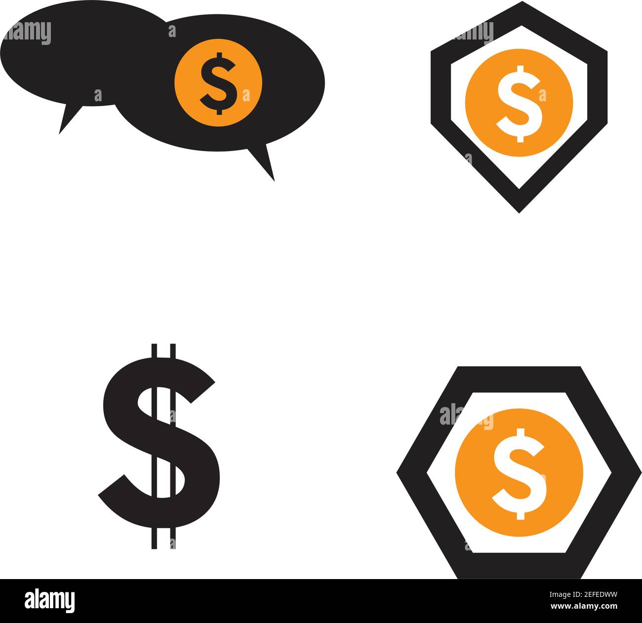 dollar money vector icon illustration design template - vector Stock ...