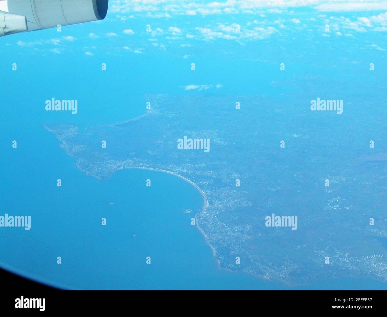 Paris france view from airplane hi-res stock photography and images - Alamy