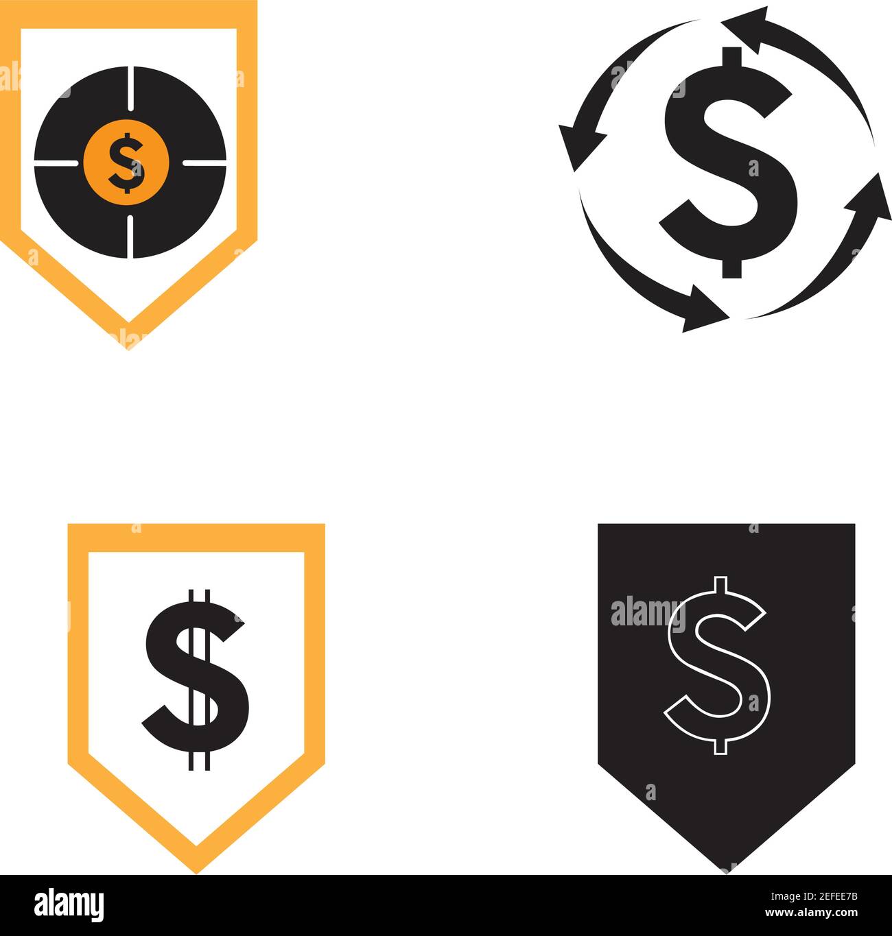 dollar money vector icon illustration design template - vector Stock ...