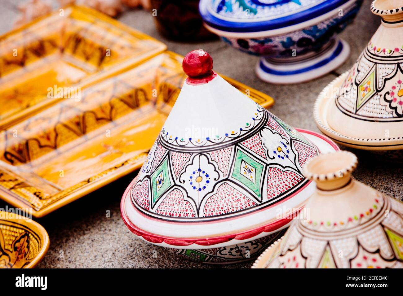 Close up of craft products, Porto Antico, Genoa, Liguria, Italy Stock ...