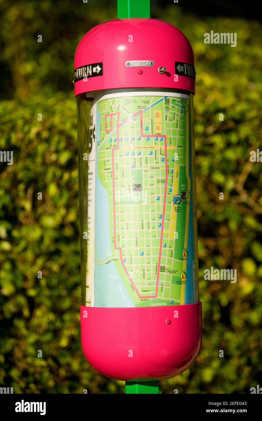 Close-up of a city map Stock Photo - Alamy