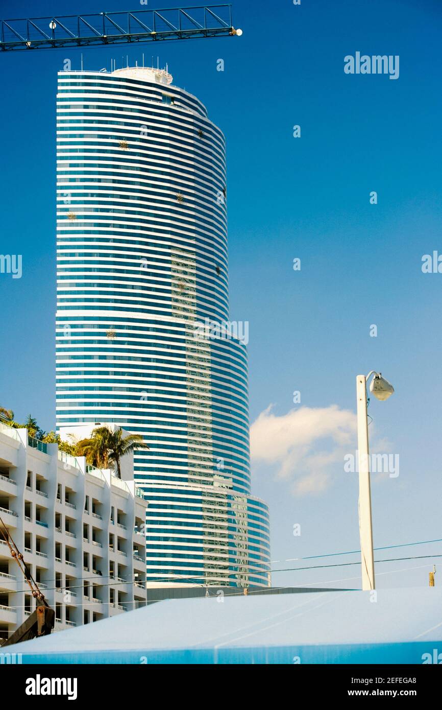 Low angle view of a skyscraper, Miami, Florida, USA Stock Photo - Alamy