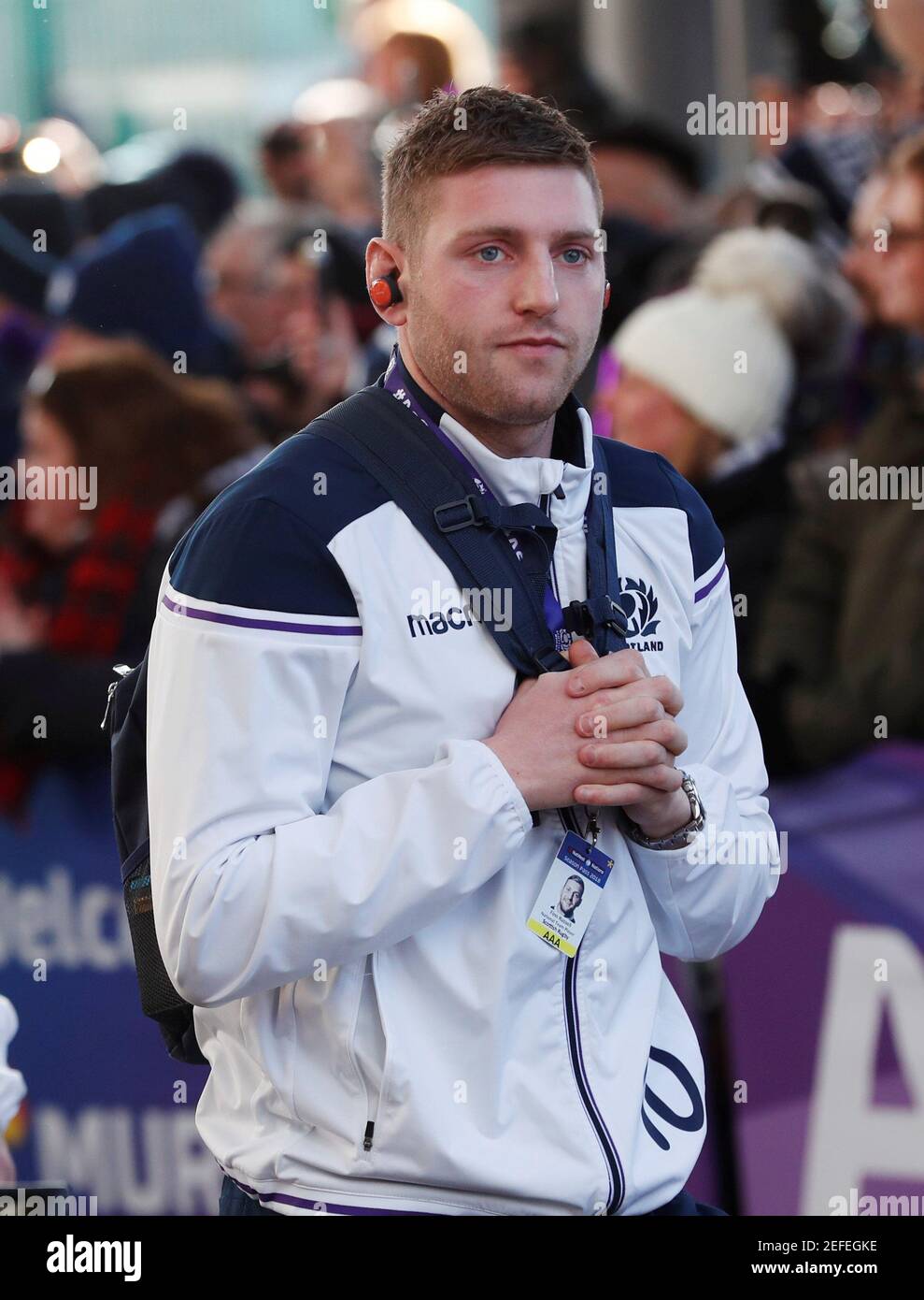 Scotlands finn russell arrives hi-res stock photography and images - Alamy