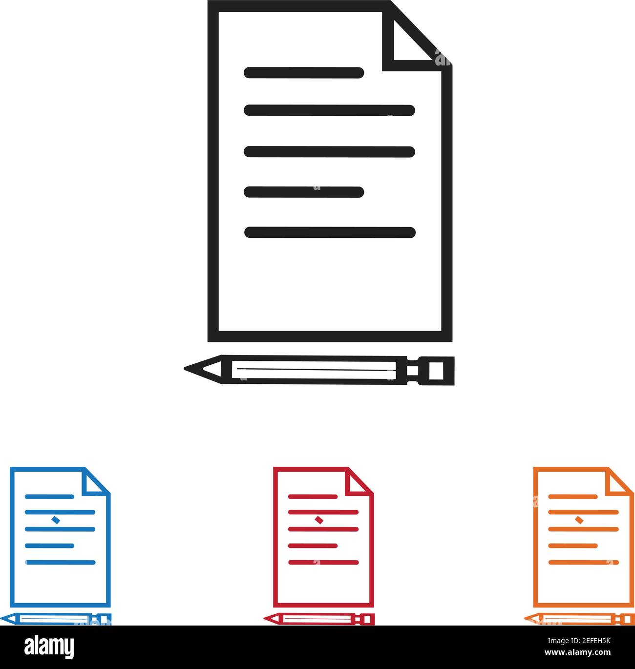 Documents icon stock vector illustration flat design Stock Vector Image ...