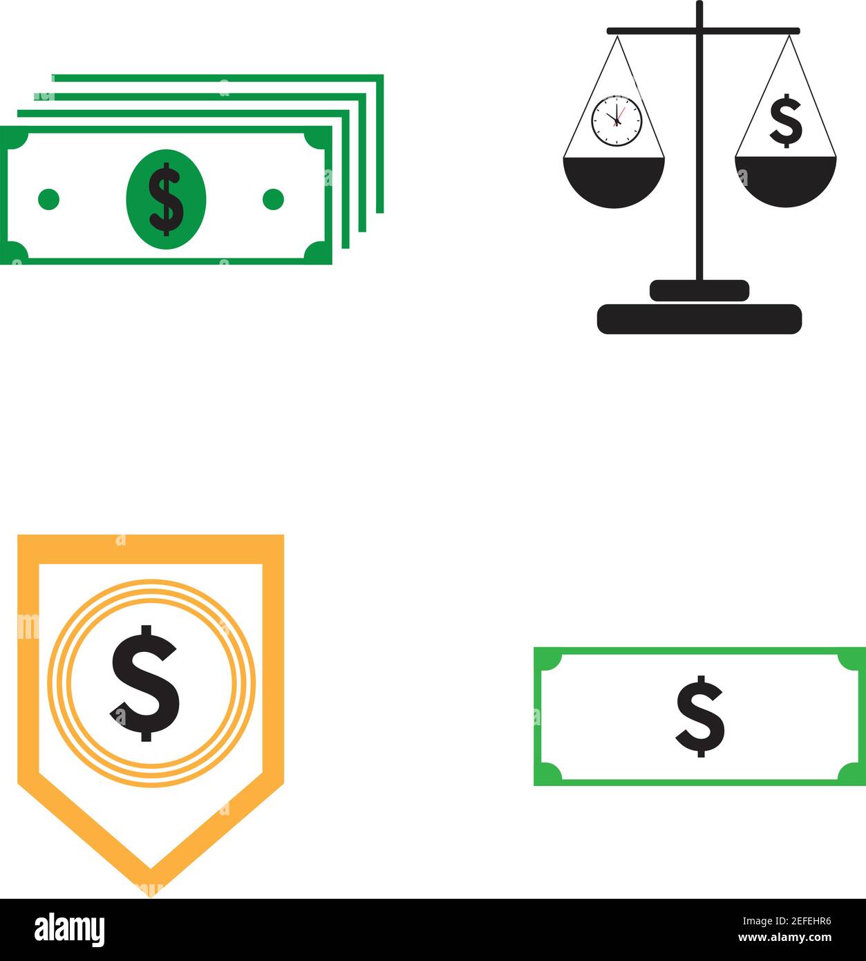 dollar money vector icon illustration design template - vector Stock ...