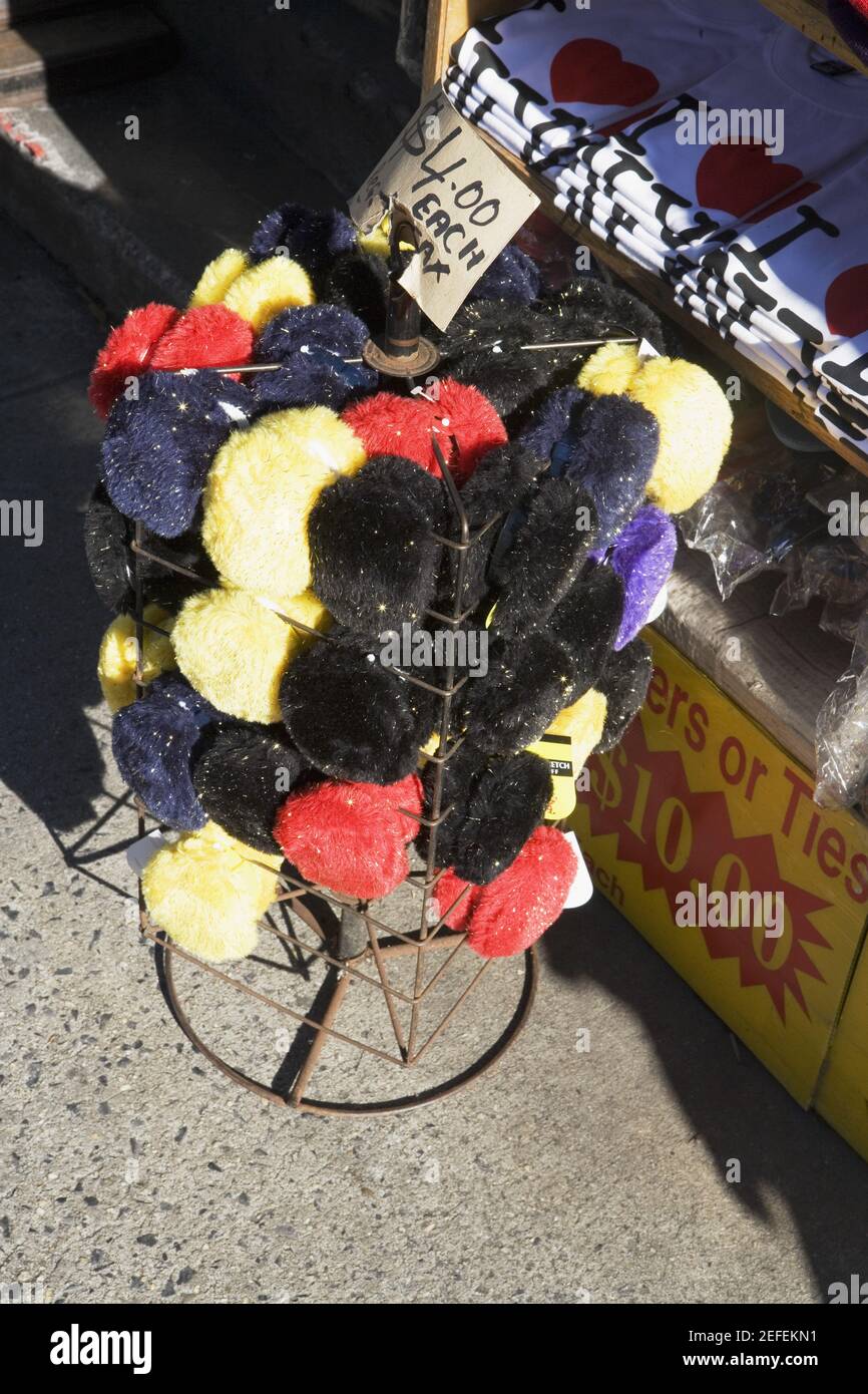 High angle view of clothes in a clothing store Stock Photo - Alamy