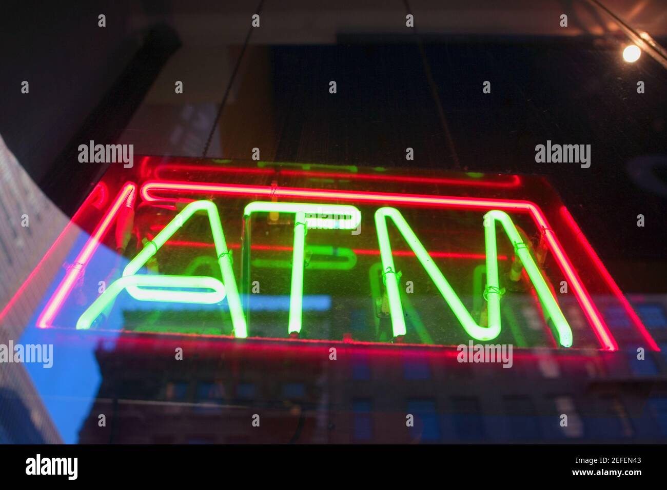 Bank neon sign hi-res stock photography and images - Alamy