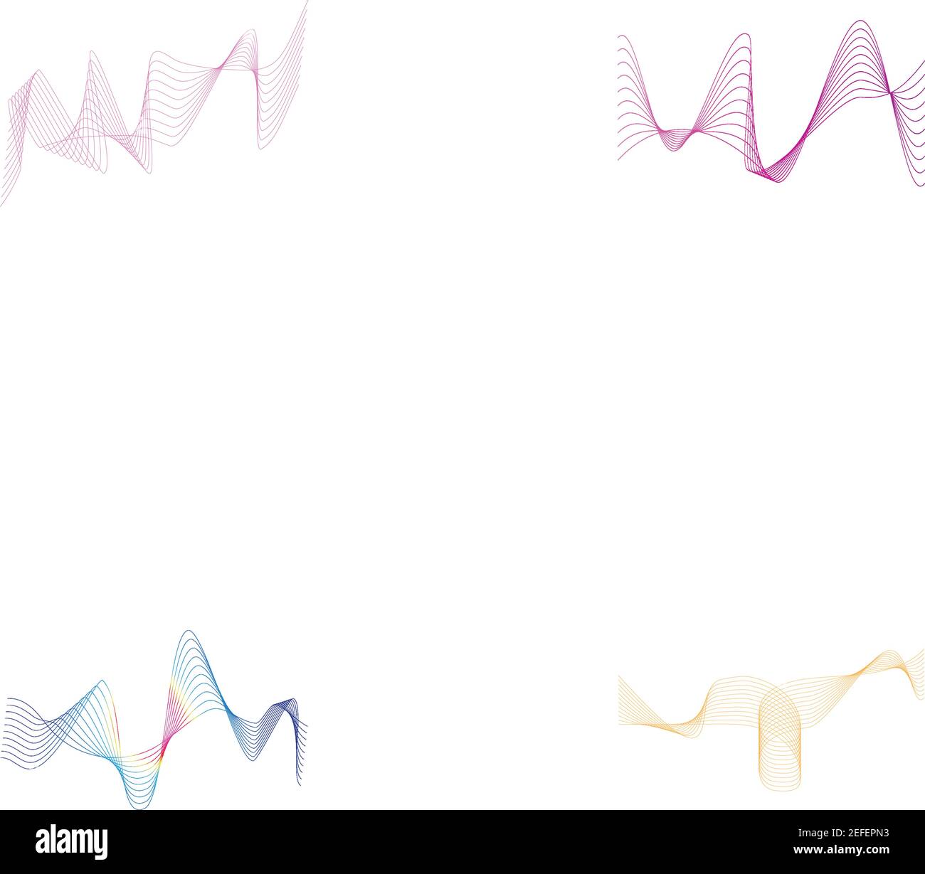 Colorful wave line illustration Stock Vector Image & Art - Alamy