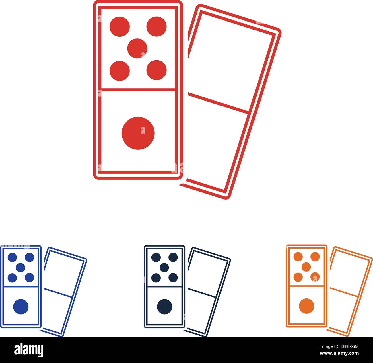 Wooden dominos Stock Vector Images - Alamy