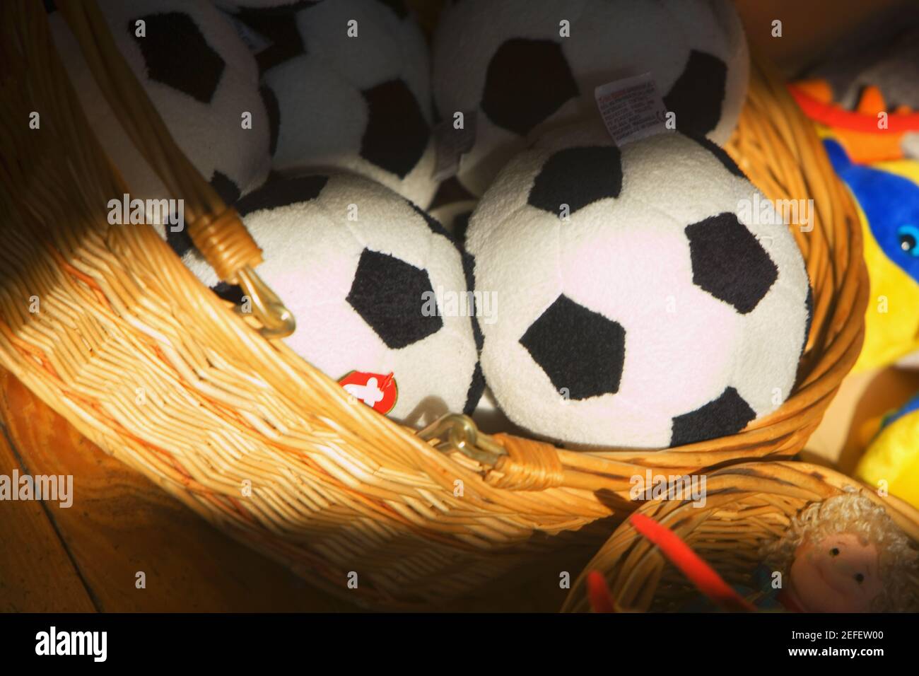 Soccer balls basket hi-res stock photography and images - Alamy