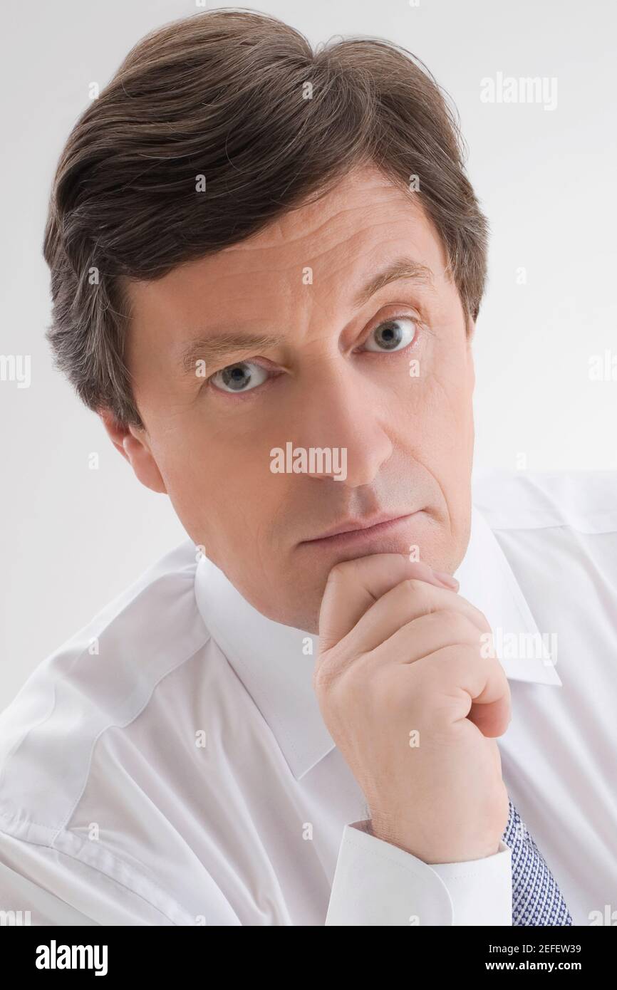 Worried eyebrows hi-res stock photography and images - Alamy