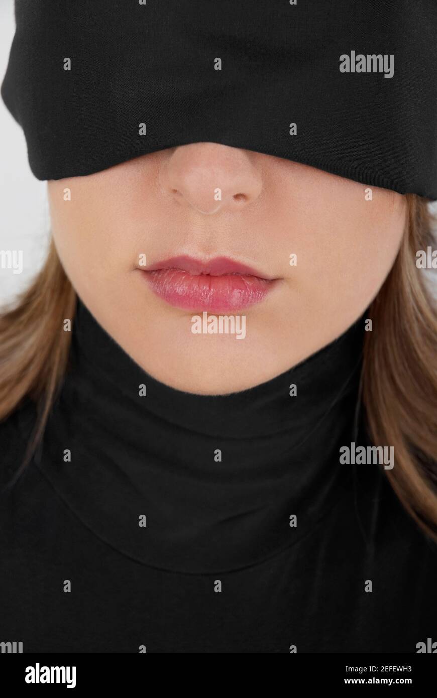 Blindfolded adult hi-res stock photography and images - Alamy