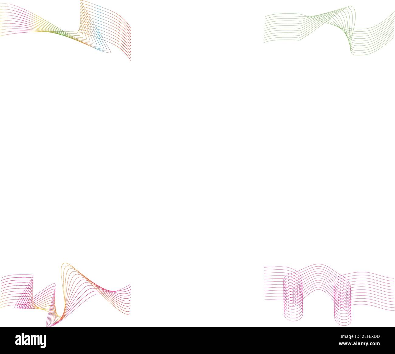 Colorful wave line illustration Stock Vector Image & Art - Alamy