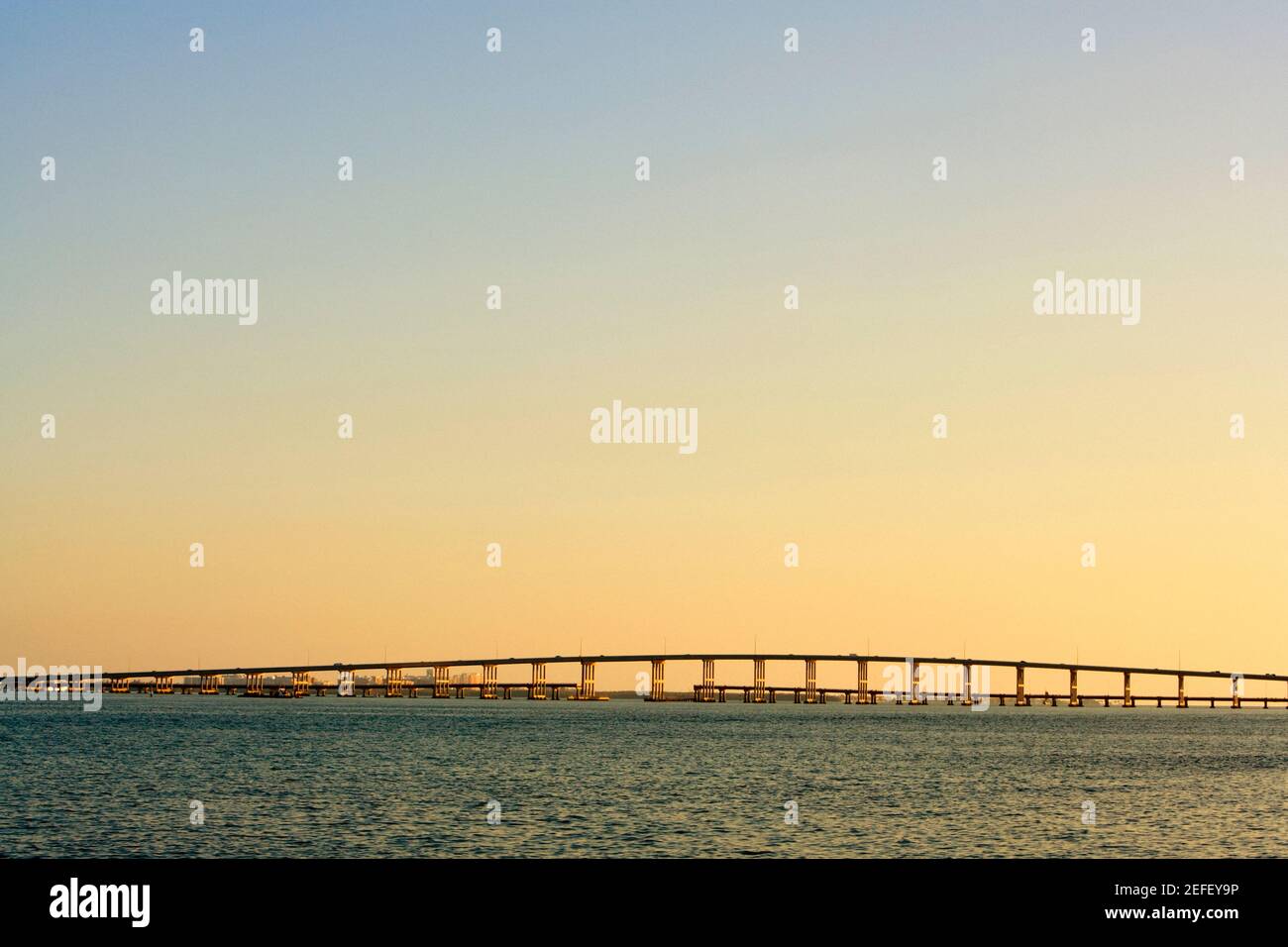 Bridge across the sea, Miami, Florida, USA Stock Photo - Alamy