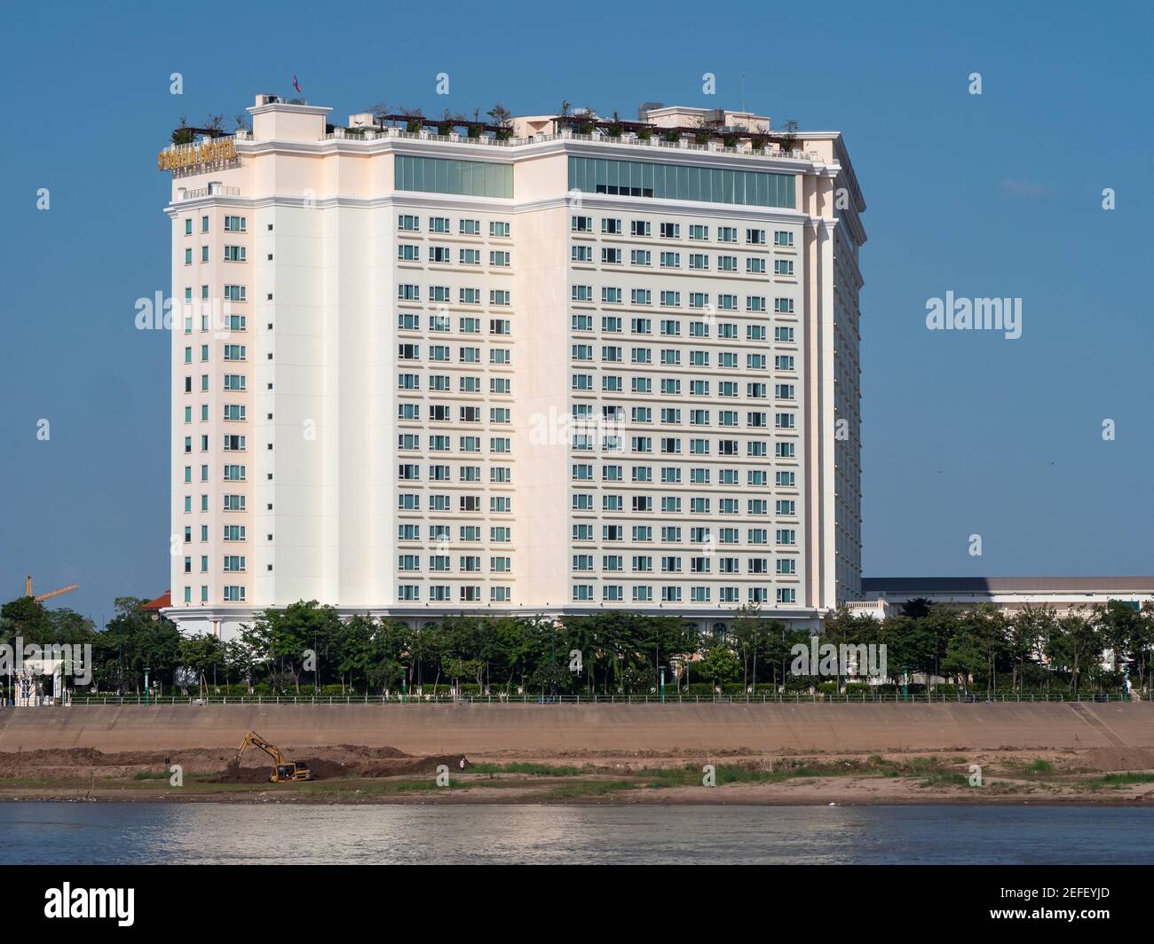 Sokha Hotel, a large five star luxury hotel on Chroy Changvar peninsula ...