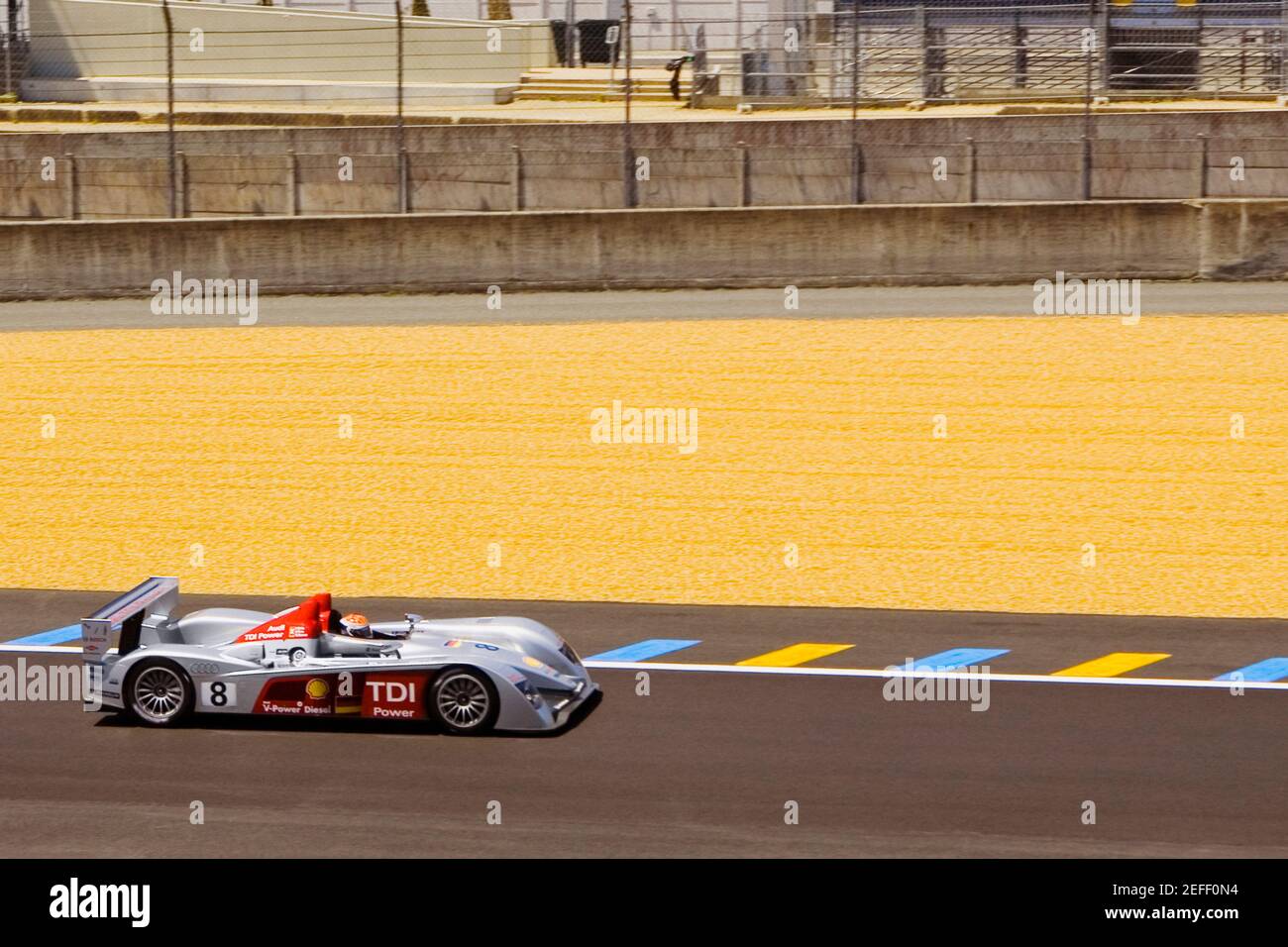 Stock car in a motor racing track, Le Mans, France Stock Photo - Alamy