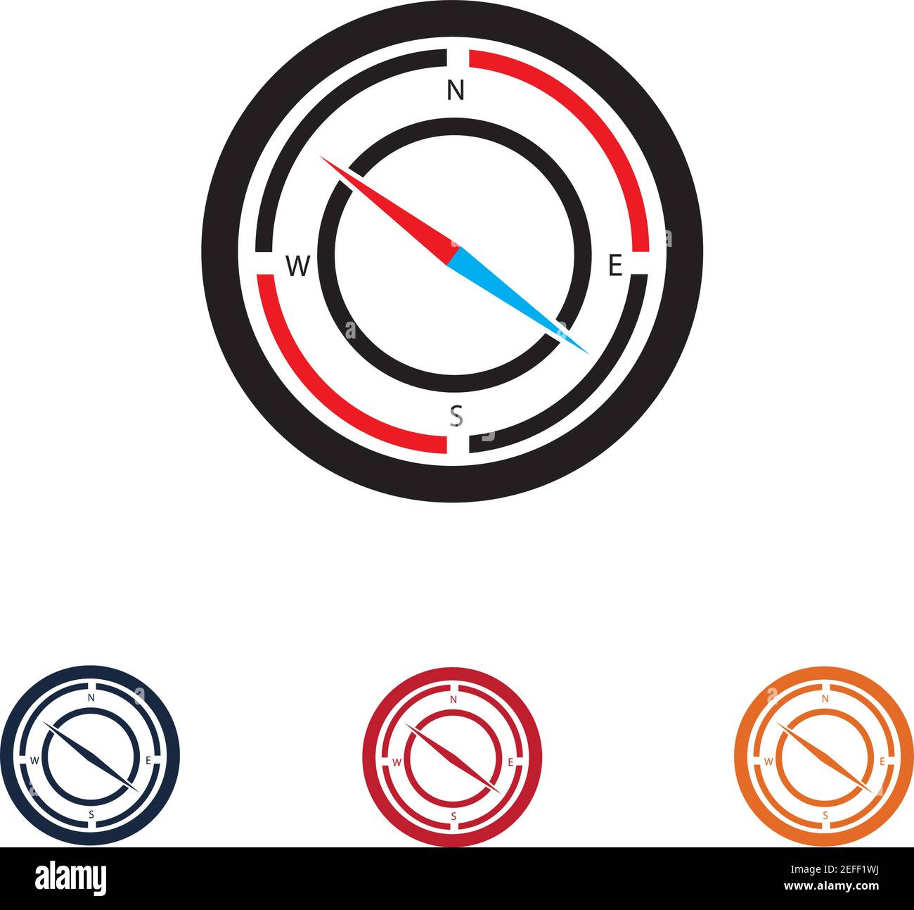 Compass Logo Template vector icon illustration design Stock Vector ...