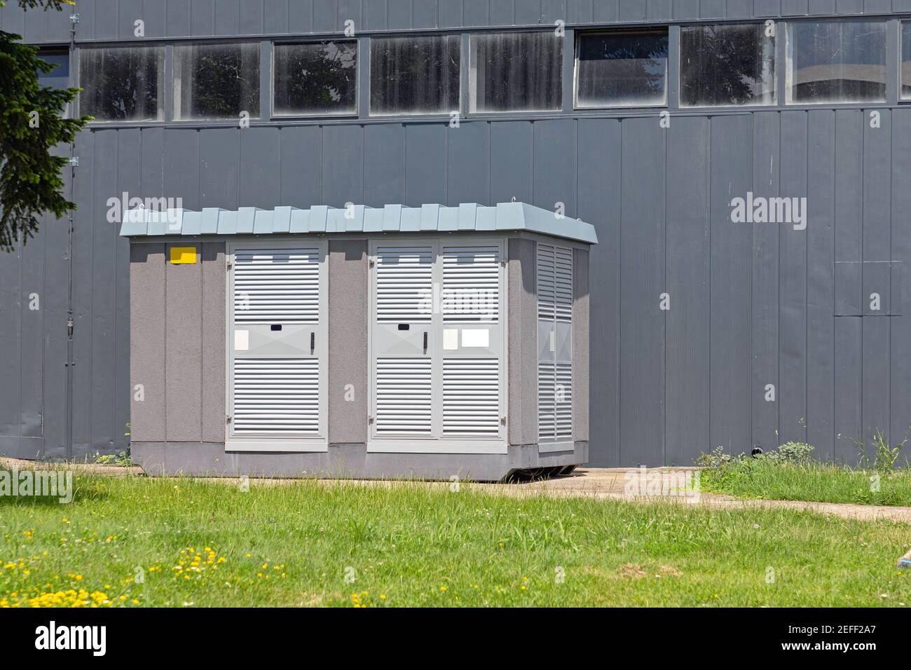 Transformer Substation Building Structure Exterior Factory Power Stock ...