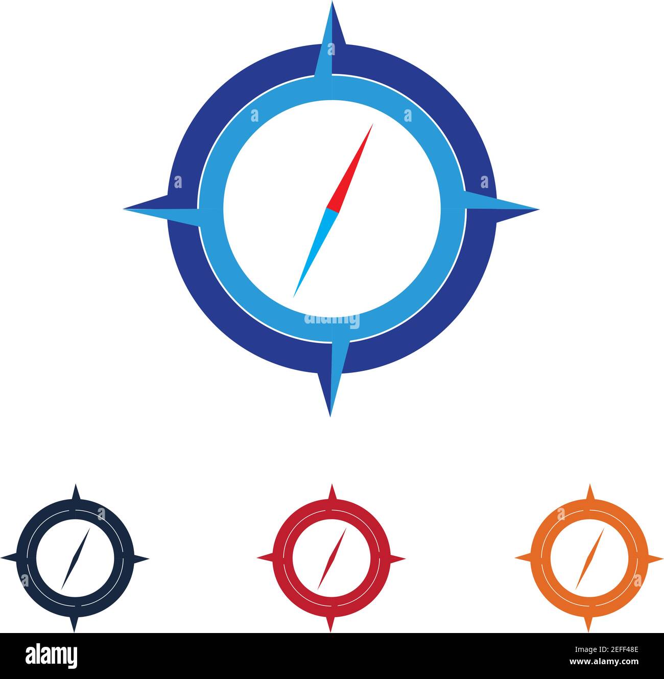 Compass Logo Template vector icon illustration design Stock Vector ...