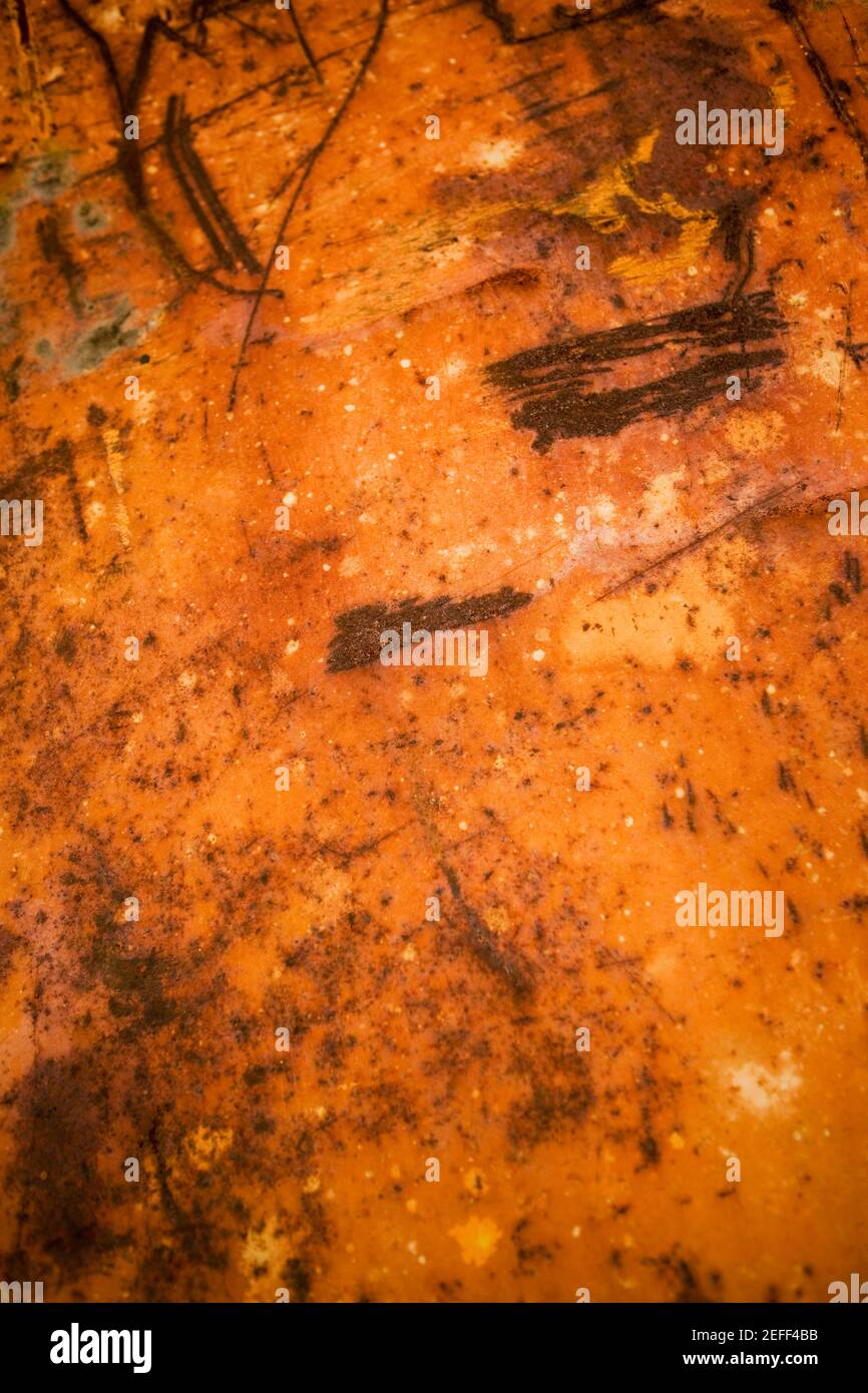Close-up of a rustic metal surface Stock Photo - Alamy