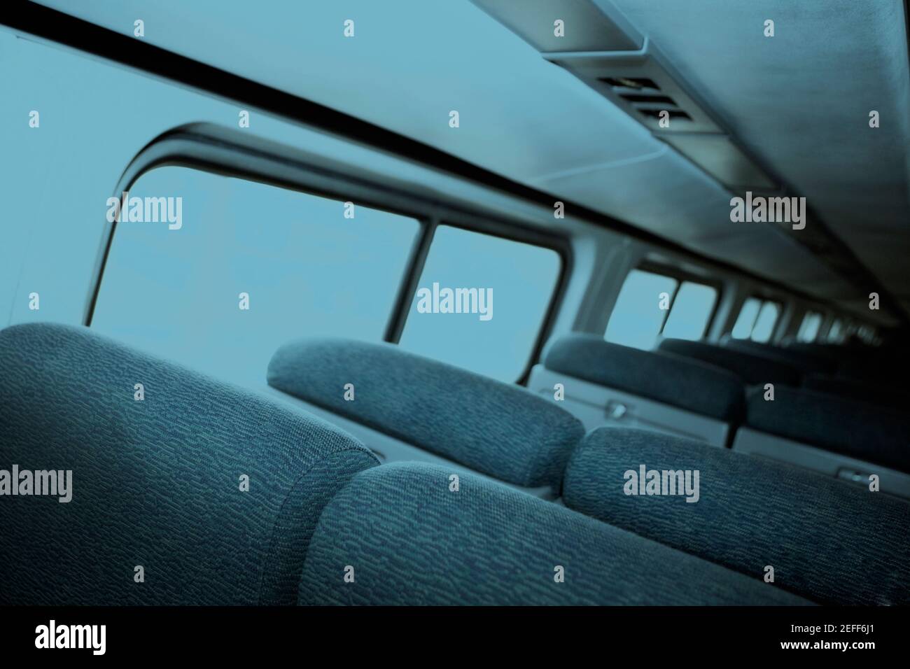 Interiors of a commuter train Stock Photo - Alamy