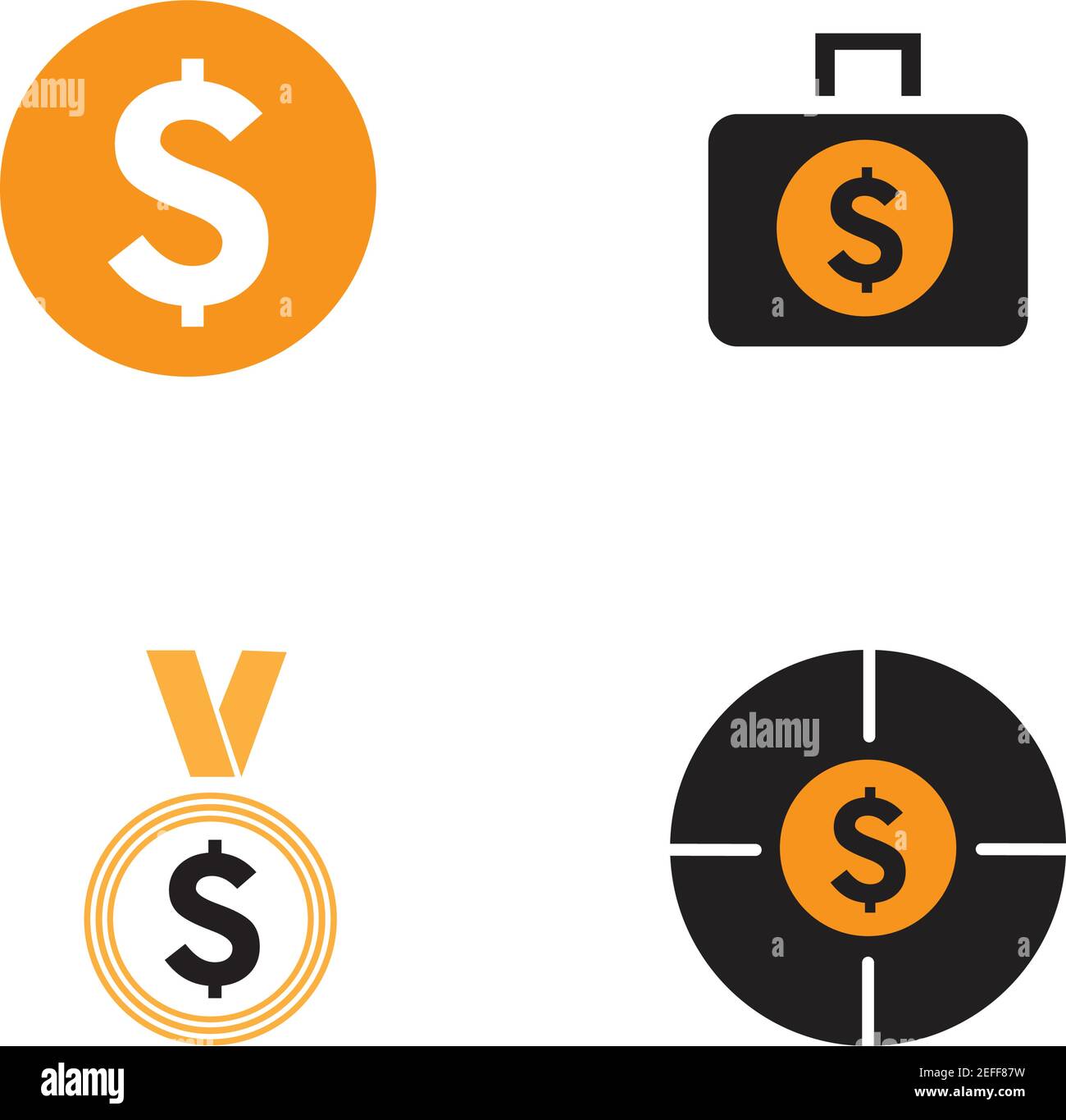 dollar money vector icon illustration design template - vector Stock ...
