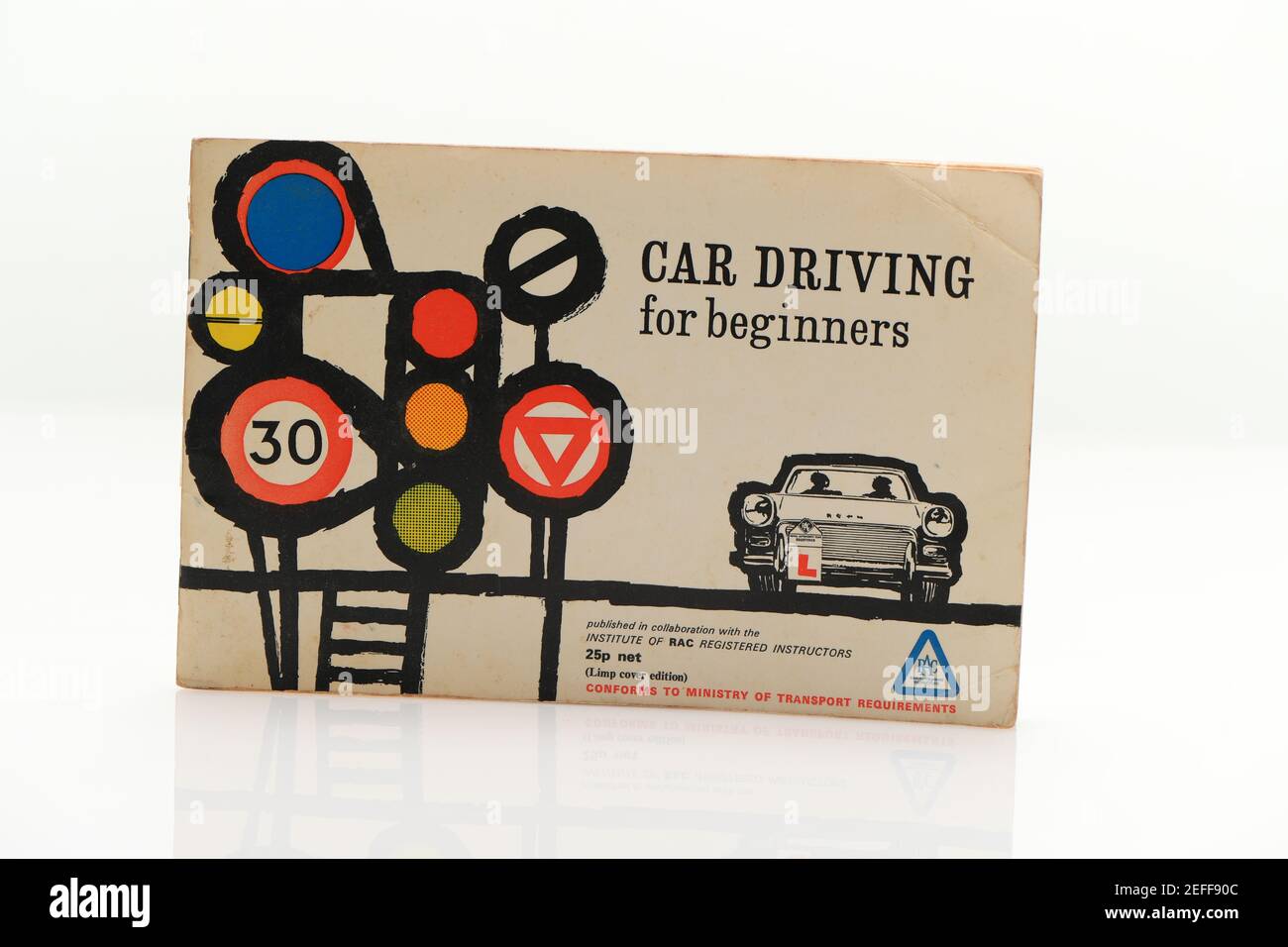 Car driving for beginners instructor book from 1970s, this copy is ...