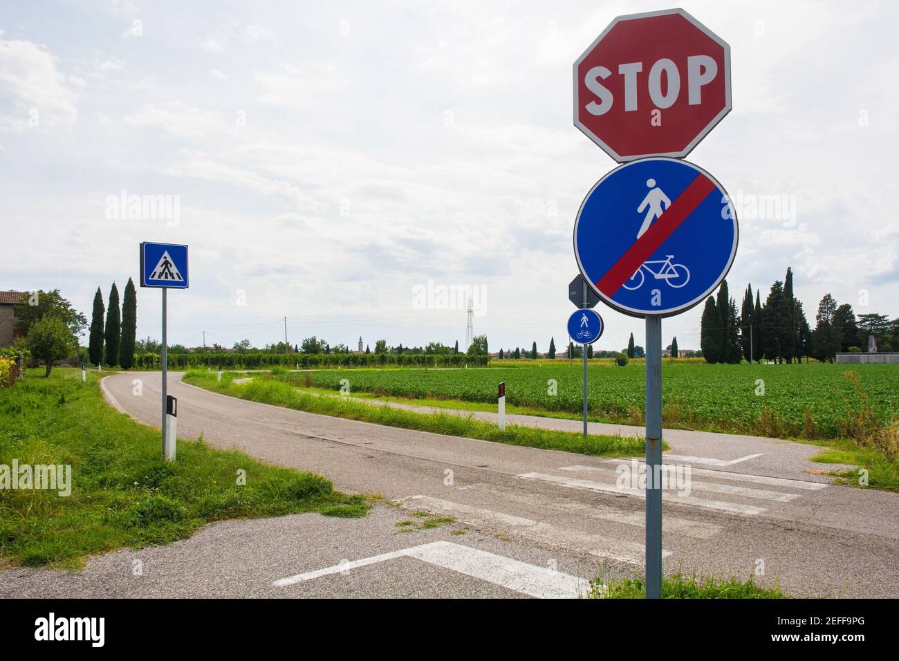 Road Signs Italy High Resolution Stock Photography and Images - Alamy