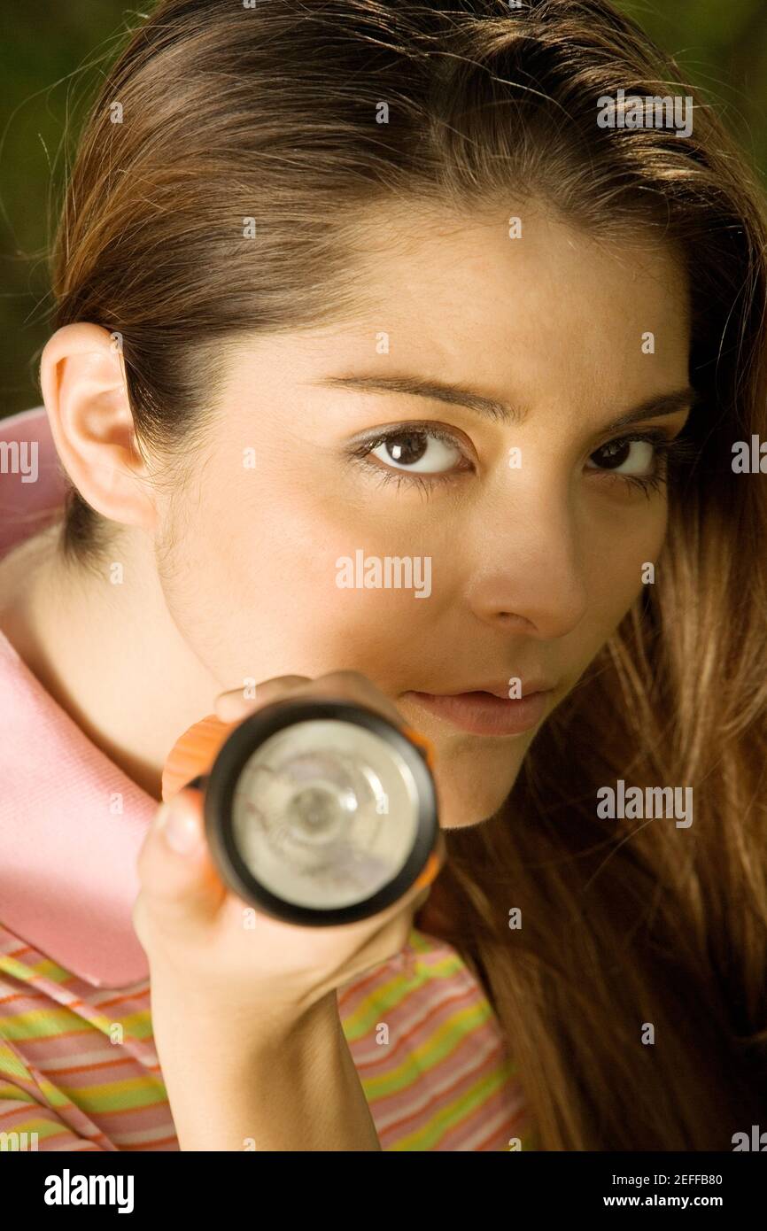 Flashlight from above hi-res stock photography and images - Alamy