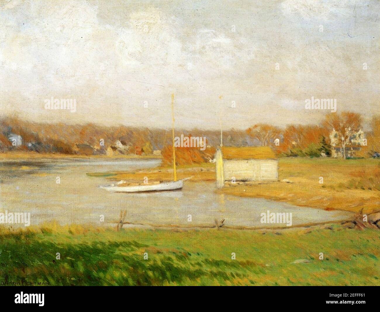 Ochtman On the Mianus river Stock Photo - Alamy