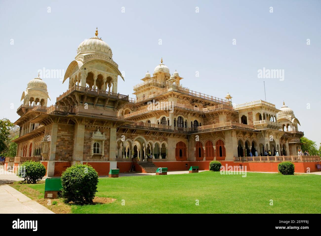 Low angle view of a museum, Government Central Museum, Jaipur ...