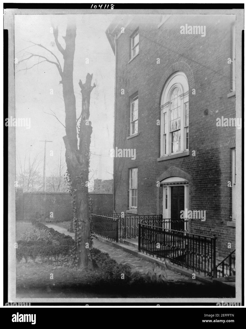 Octagon House, exterior showing windows, Washington, D.C Stock Photo ...