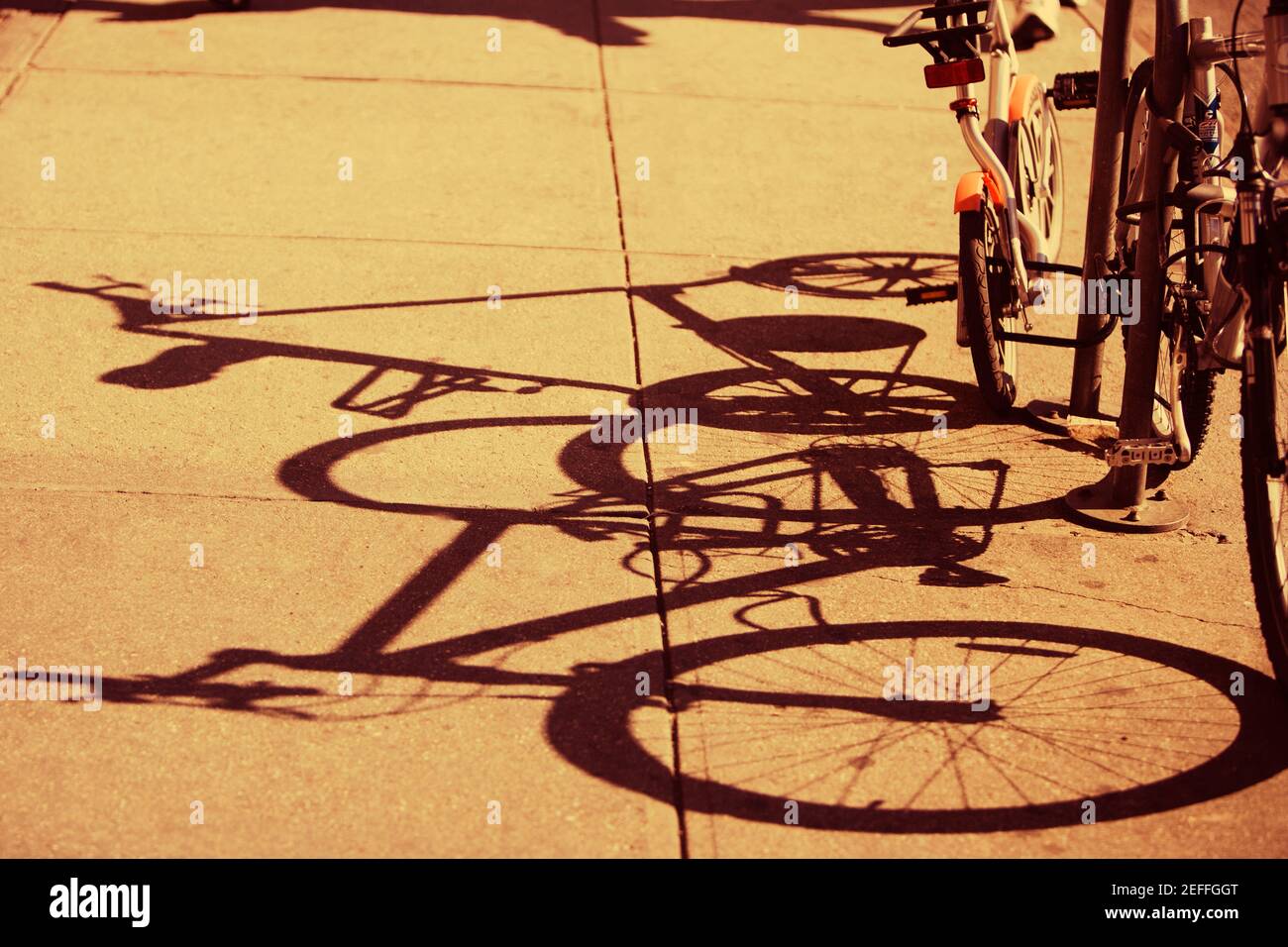 Shadow from bicycles hi-res stock photography and images - Alamy