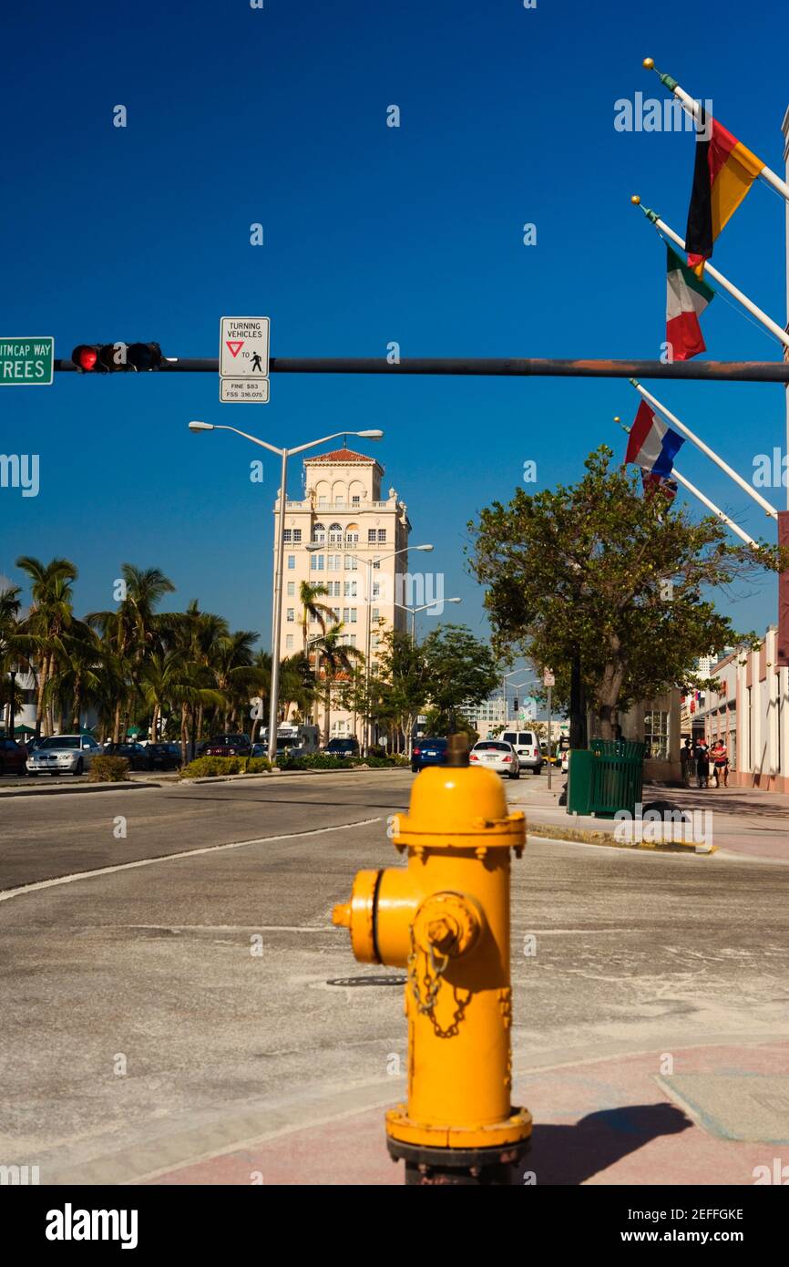 Fire hydrant on the roadside Stock Photo - Alamy