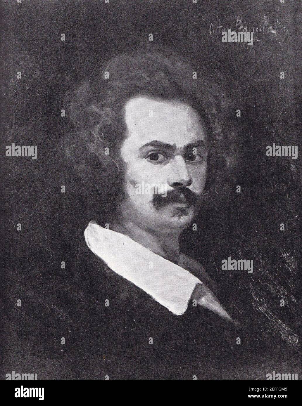 Octav Bancila - Autoportret din perioada 1896 - 1898 Stock Photo - Alamy